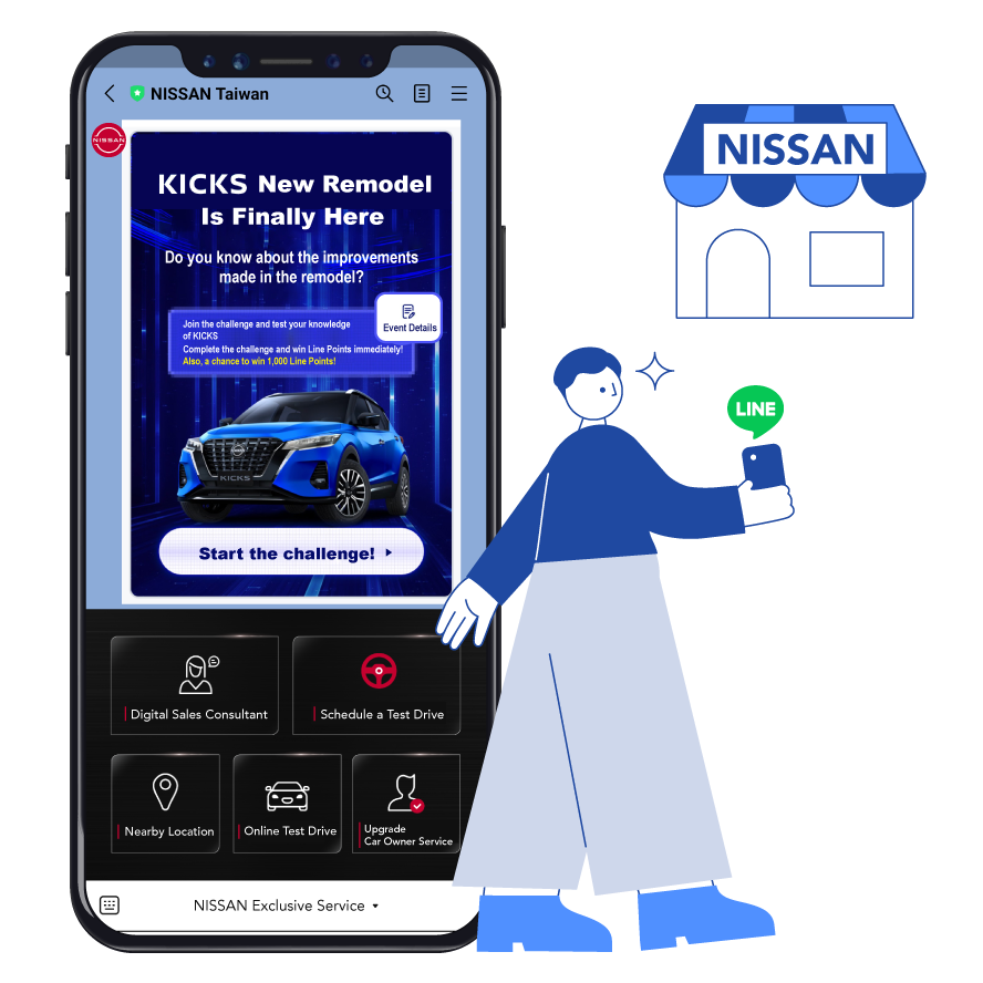 NISSAN กับกลยุทธ์การจัดข้อมูลด้วย LINE CRM เพิ่มอัตราเปิดอ่านถึง 40%